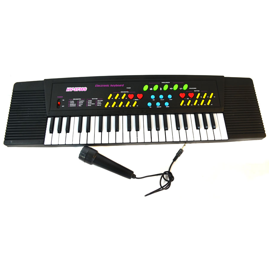 Купить Детский синтезатор Electronic Keyboard с микрофоном 3738s в
